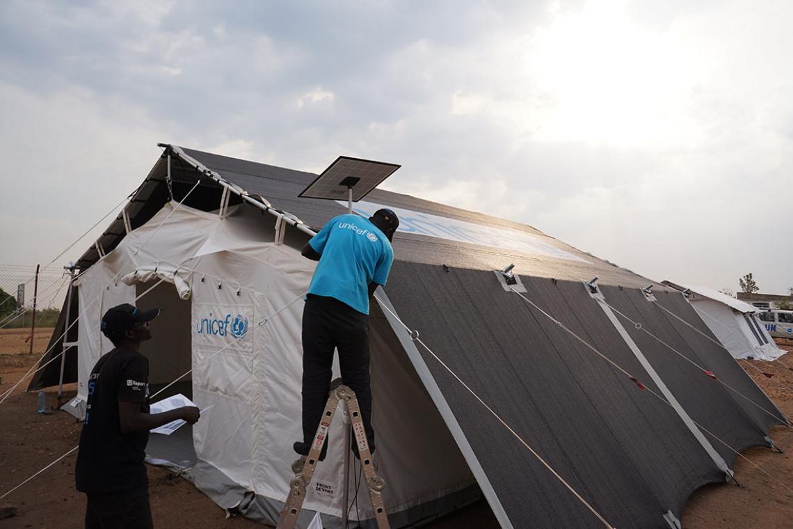 UNICEF innovative High Performance Tent on the path to global scale-up
